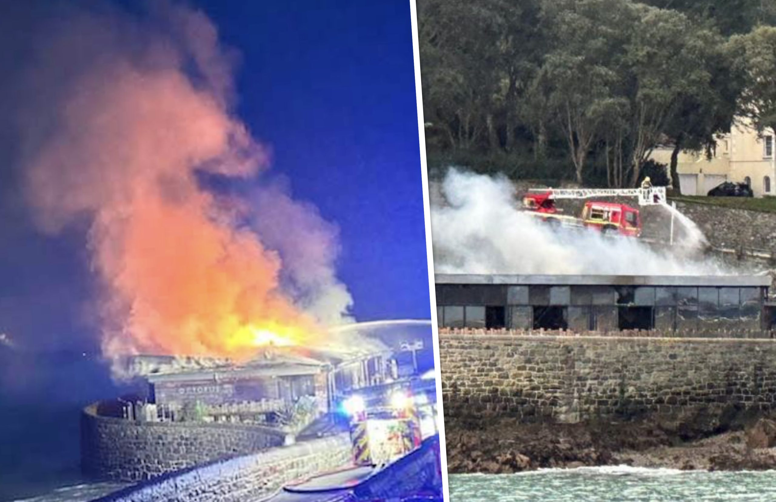 WATCH: Investigation after major fire at well-known Guernsey restaurant ...