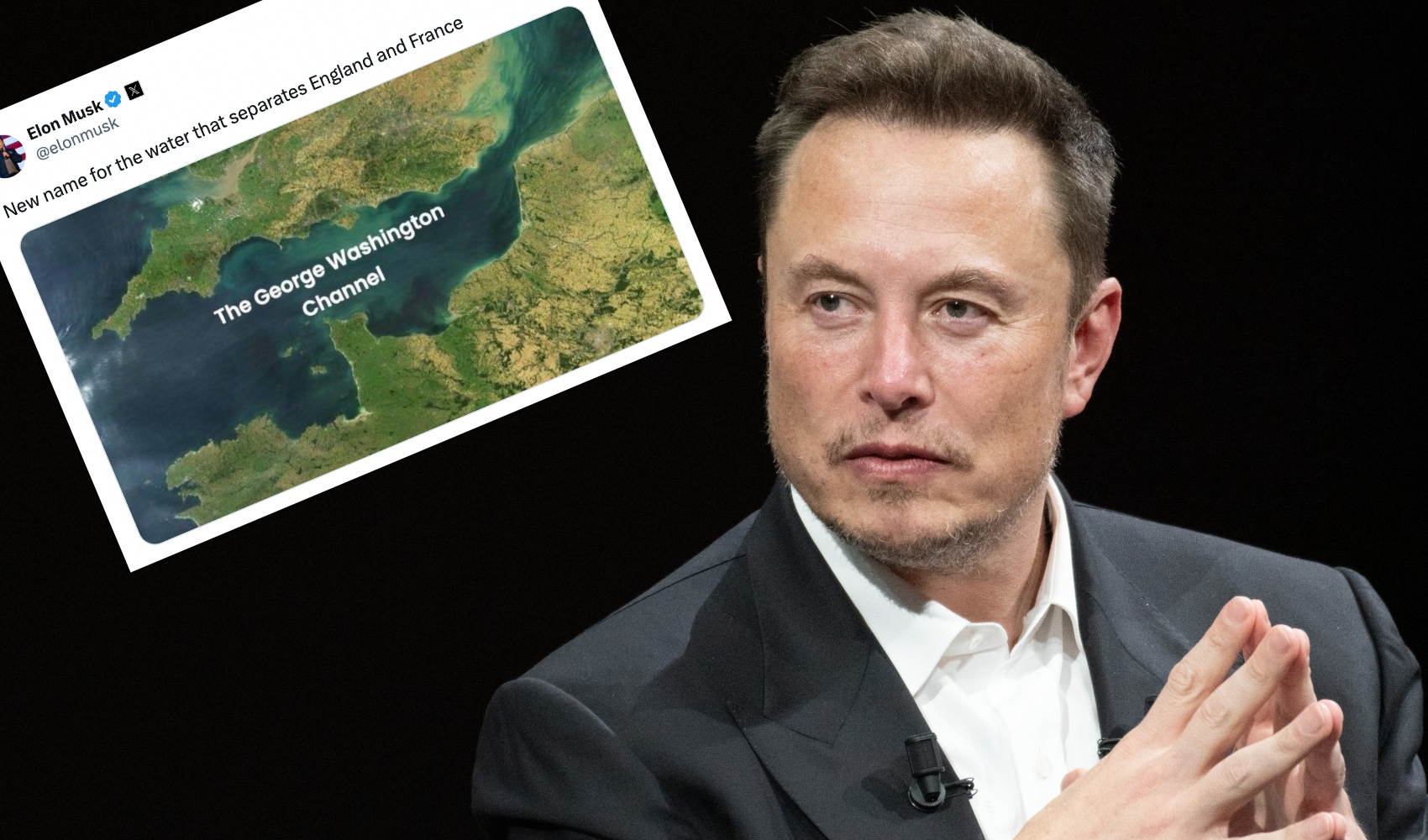 Elon Musk suggests renaming English Channel to honour George Washington ...
