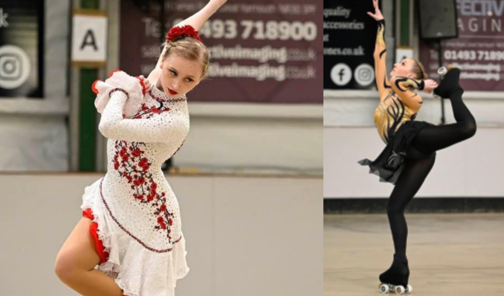 Sophie Baker: "I began artistic roller skating at the age of three ...