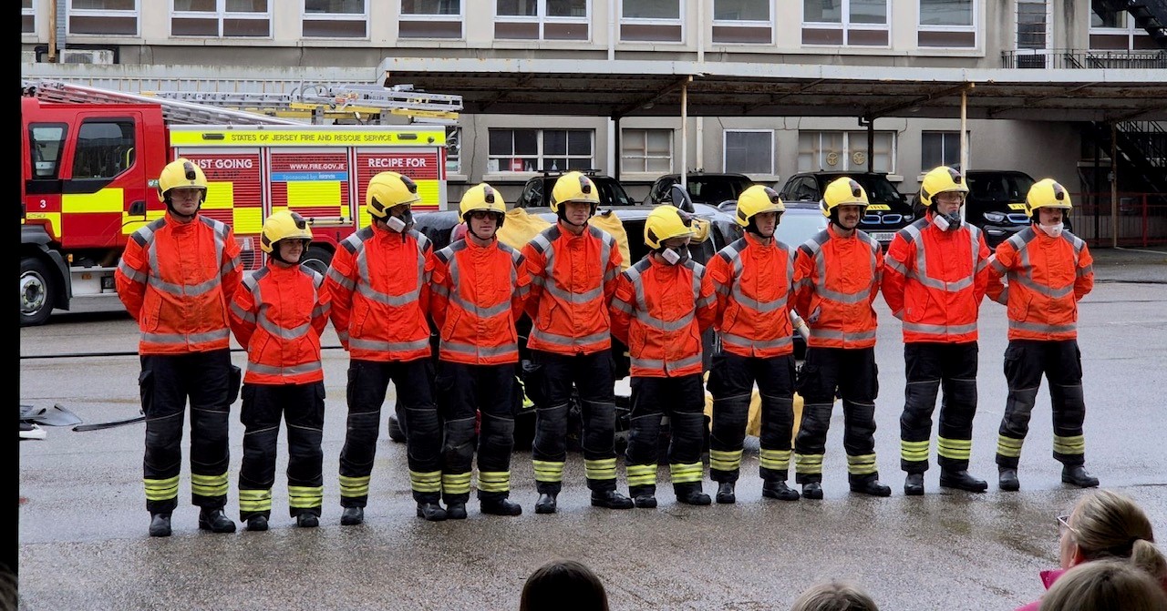 GALLERY: On-call firefighter recruits officially welcomed in pass-out ...