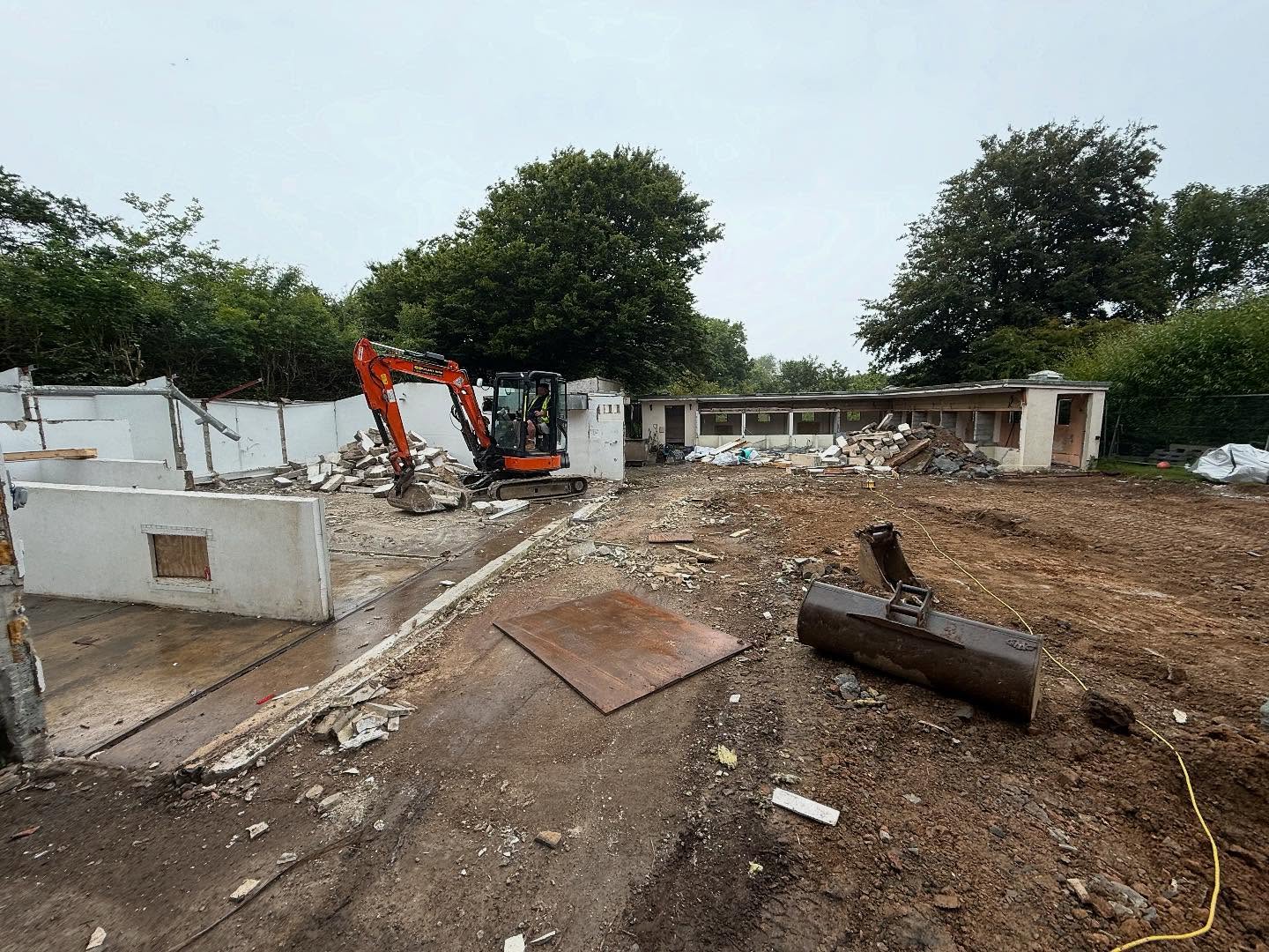 Demolition well under way at GSPCA - Bailiwick Express News Guernsey